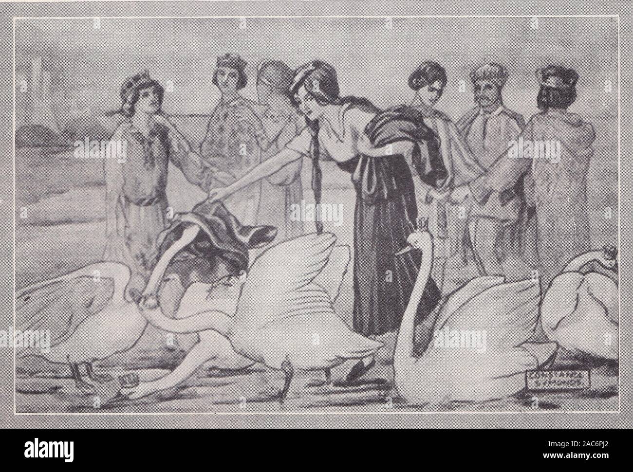 The wild swans andersen hi-res stock photography and images - Alamy