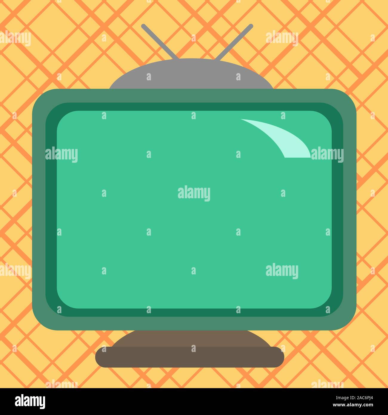 Square rectangle old multicoloured painting television picture wood ...