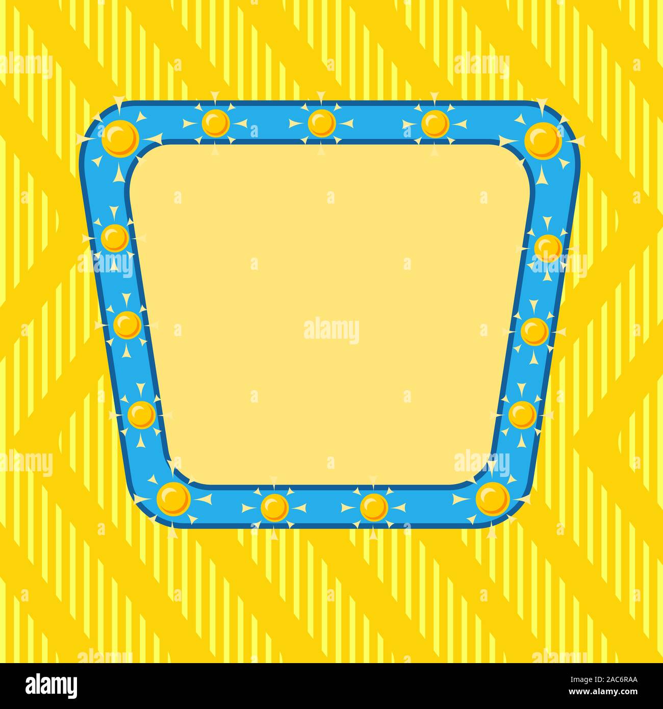 Asymmetrical uneven shaped format pattern object outline multicolour ...