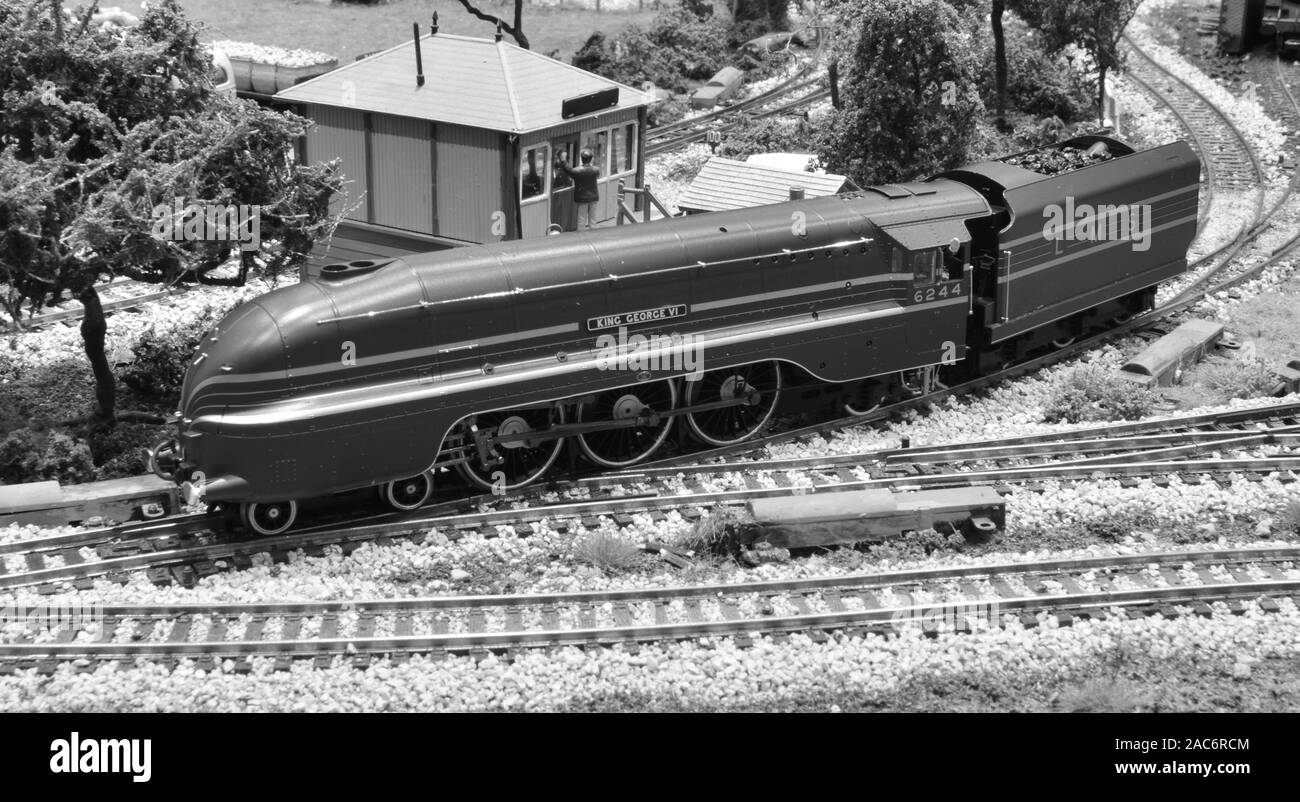 Coronation class steam locomotive Black and White Stock Photos & Images ...