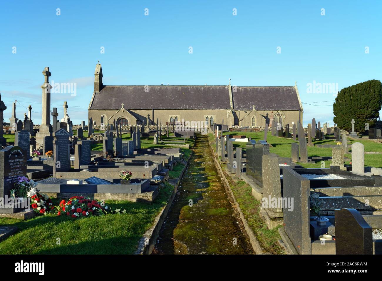 St Peter's Church, Newborough, Anglesey, dates from the early 14th ...