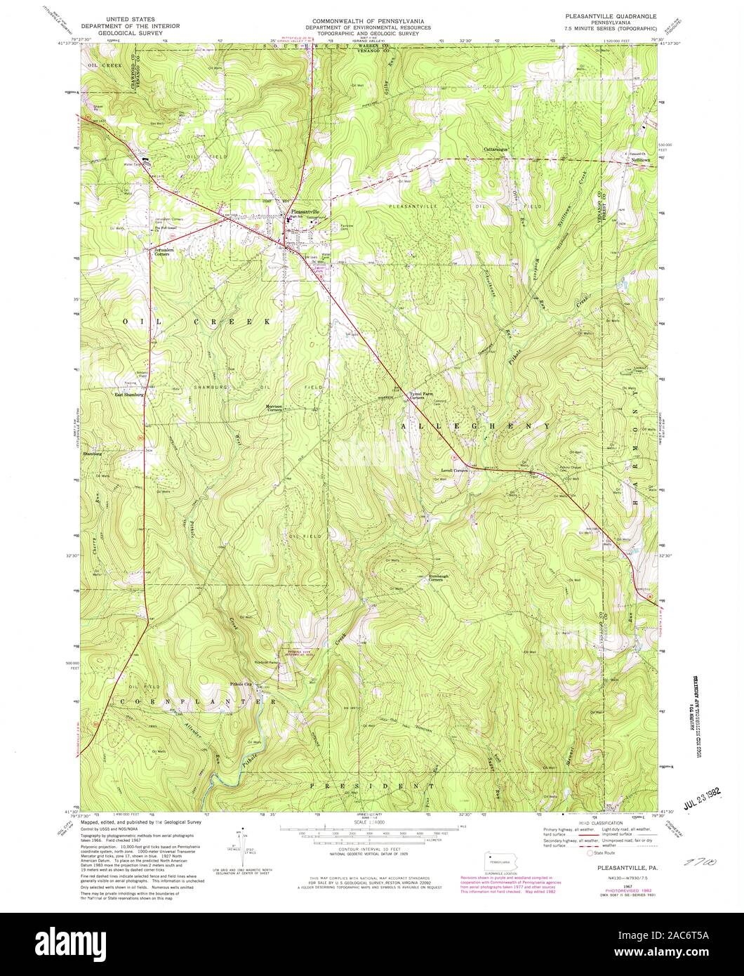 Map of pleasantville hi-res stock photography and images - Alamy
