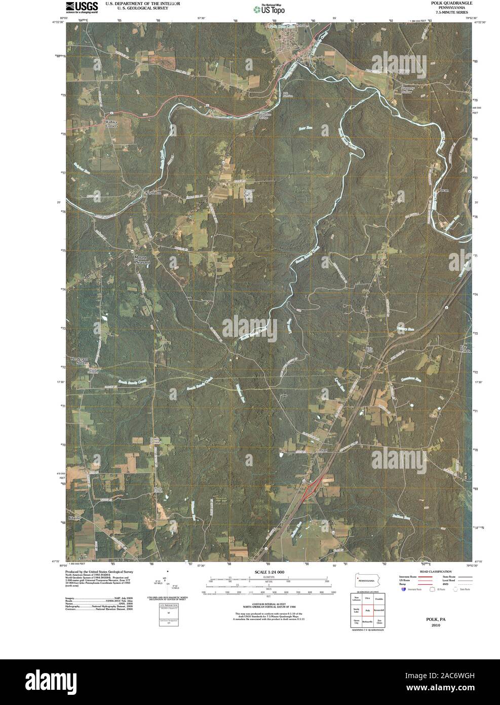 Map of polk hi-res stock photography and images - Alamy