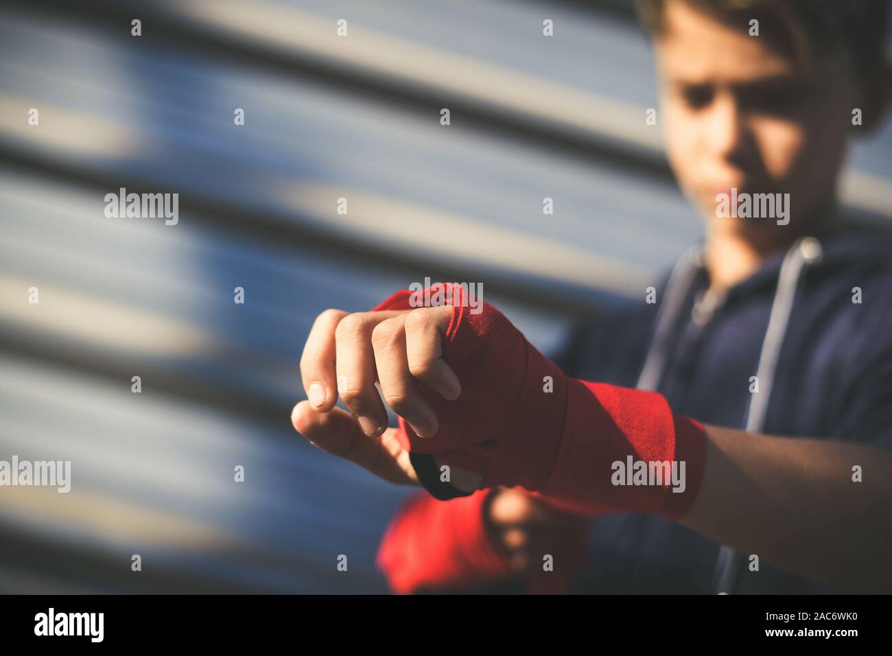 Boy punches close up hi-res stock photography and images - Alamy