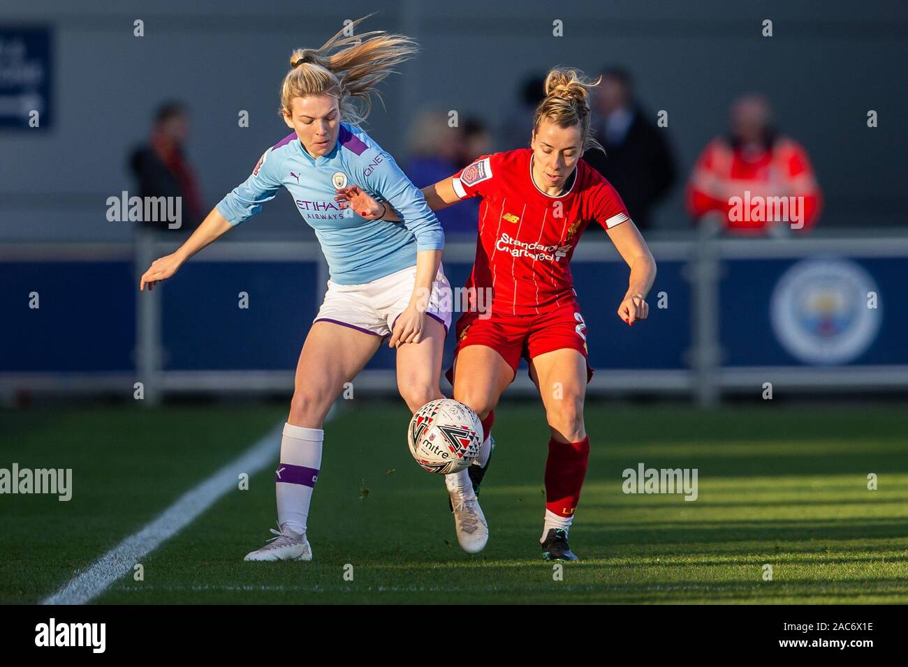 Academy Stadium, Manchester, Lancashire, UK. 1st Dec, 2019. The FA's ...