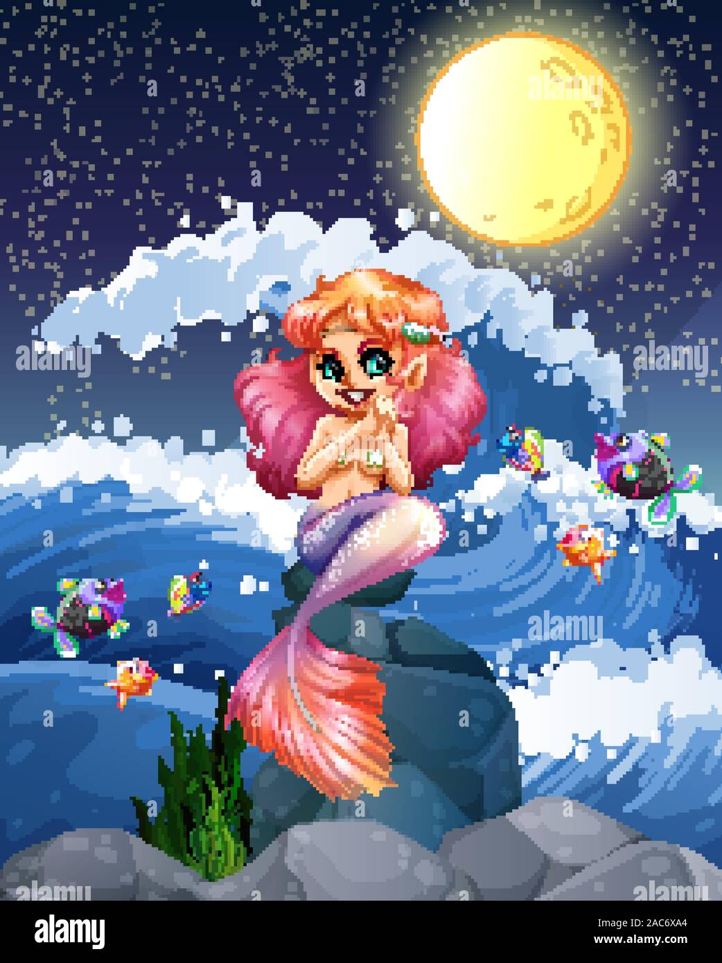 Mythical fish clipart hi-res stock photography and images - Alamy