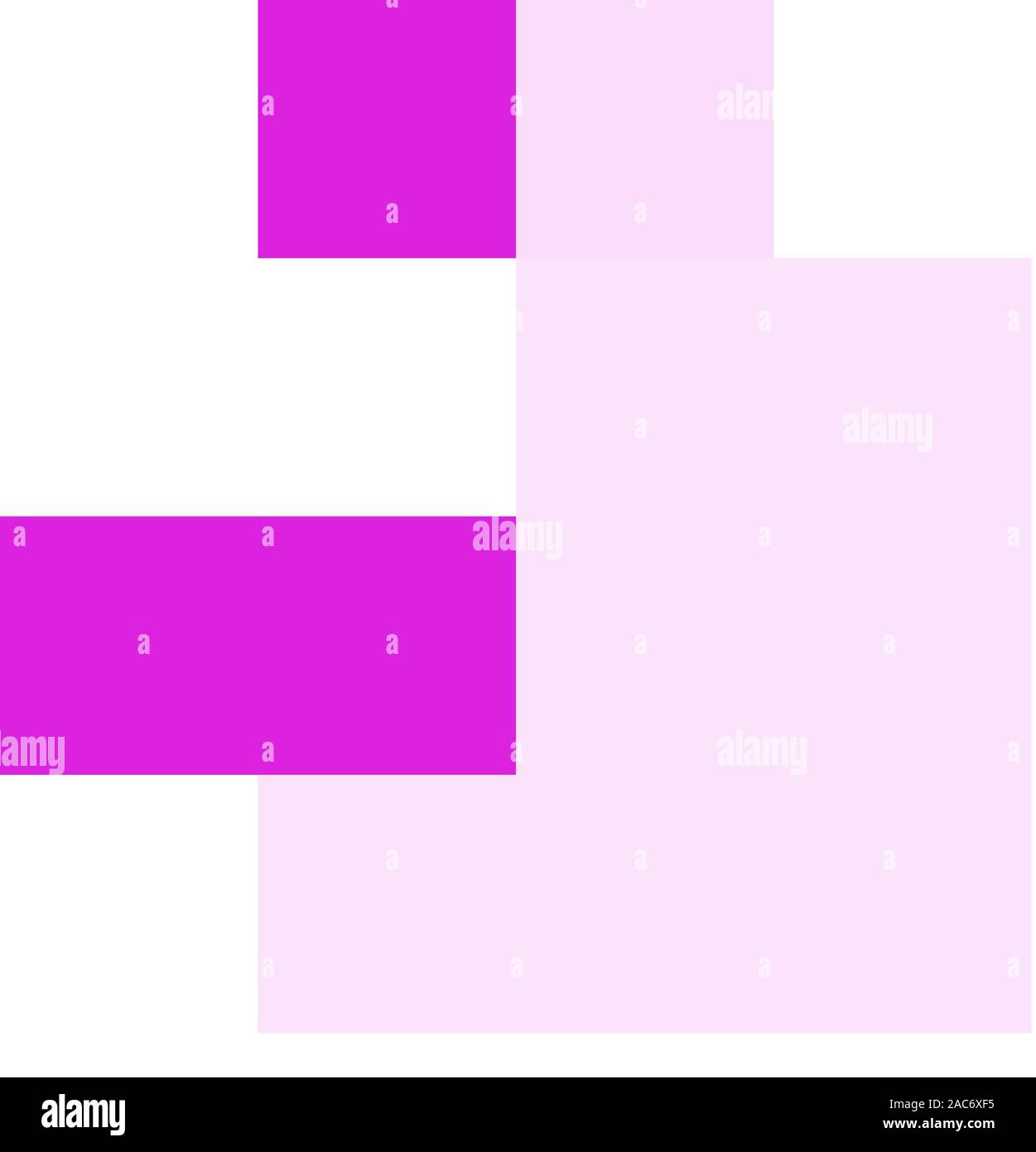 Pink rabbit on white background illustration Stock Vector Image & Art ...