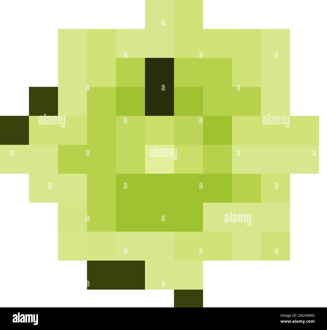 Single flower in green color illustration Stock Vector Image & Art - Alamy