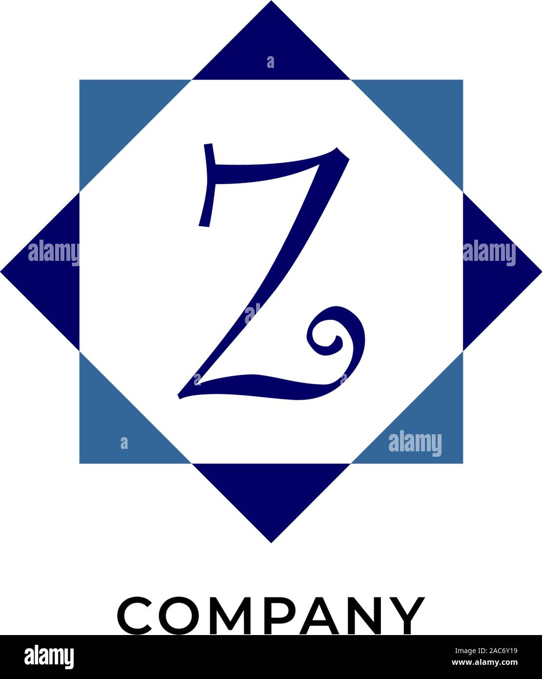 Letter Z Alphabetic Logo Design Template, Development company Logo ...