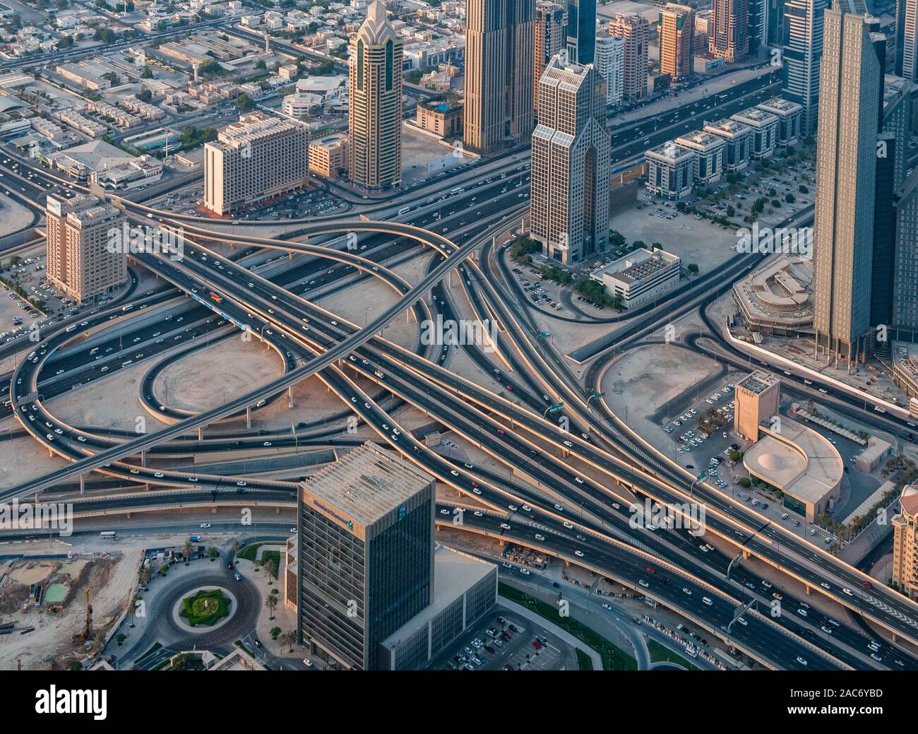 view from Burj Khalifa, Dubai, United Arab Emirates (UAE Stock Photo ...