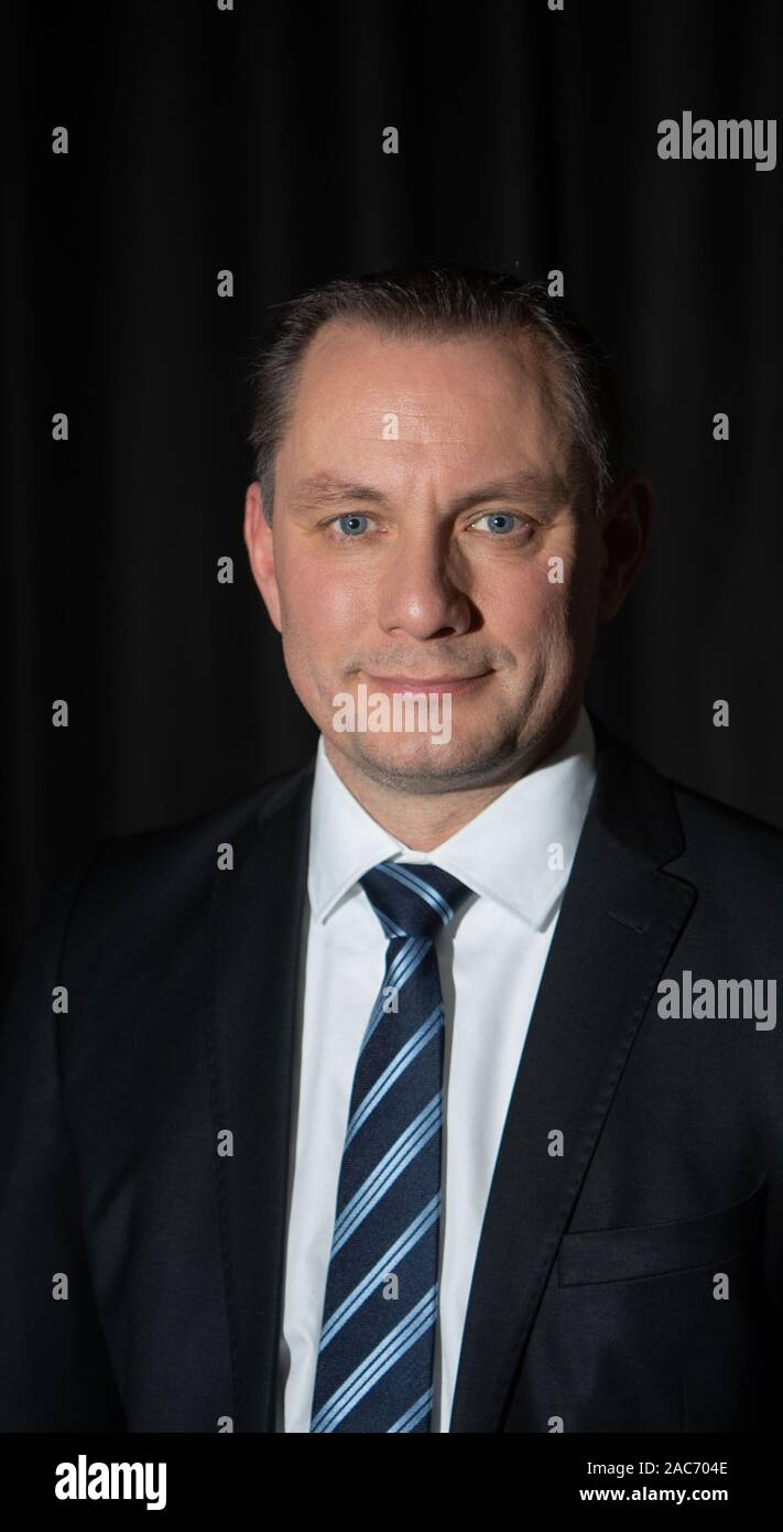 Brunswick, Germany. 01st Dec, 2019. Tino Chrupalla, newly elected AfD ...