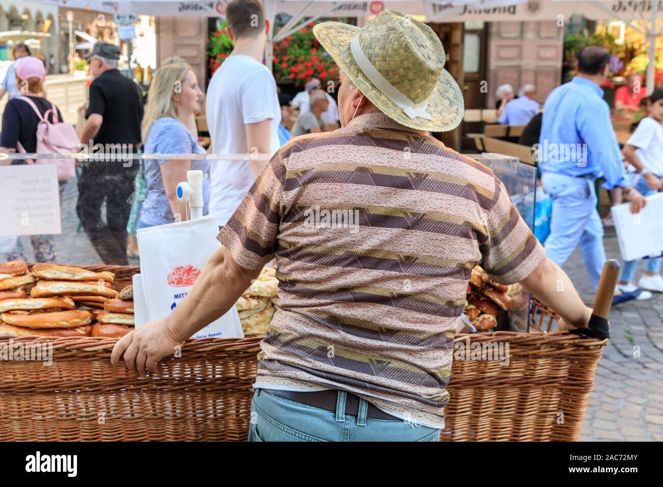 German Pretzel Stand