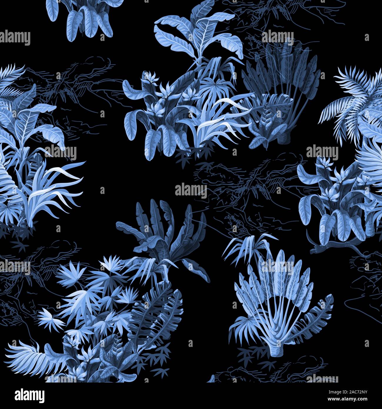 Jungle pattern ornate hi-res stock photography and images - Alamy