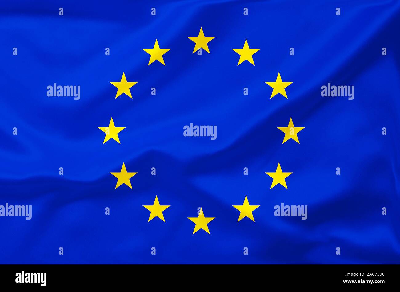 Flagge von Europa Stock Photo - Alamy