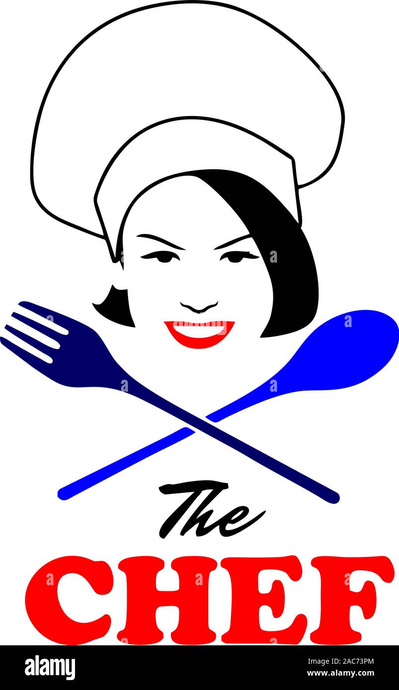 chef vector design coloured in hd Stock Photo - Alamy