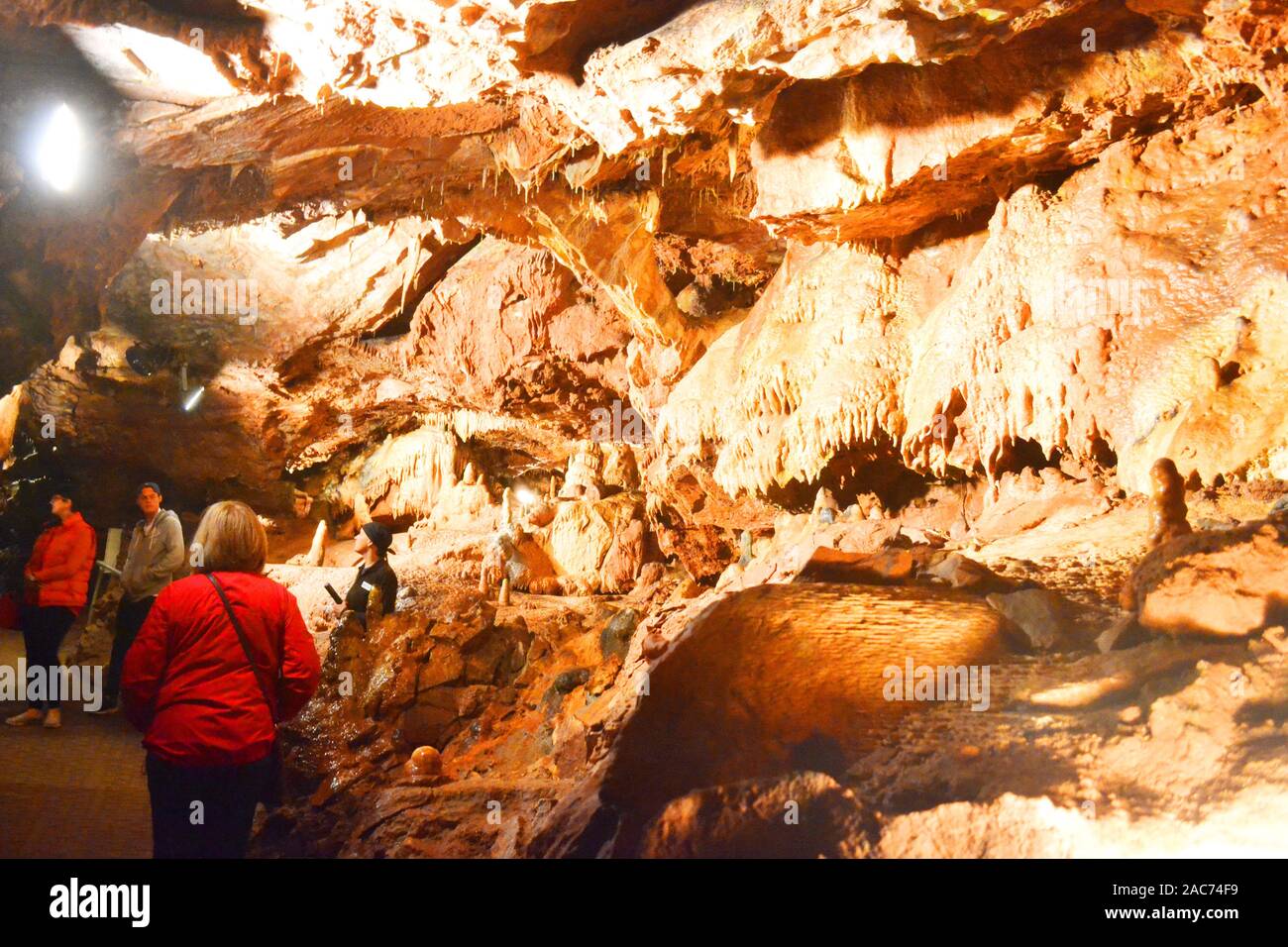 Kents Cavern, a cave system in Torquay, Devon, England, UK Stock Photo ...