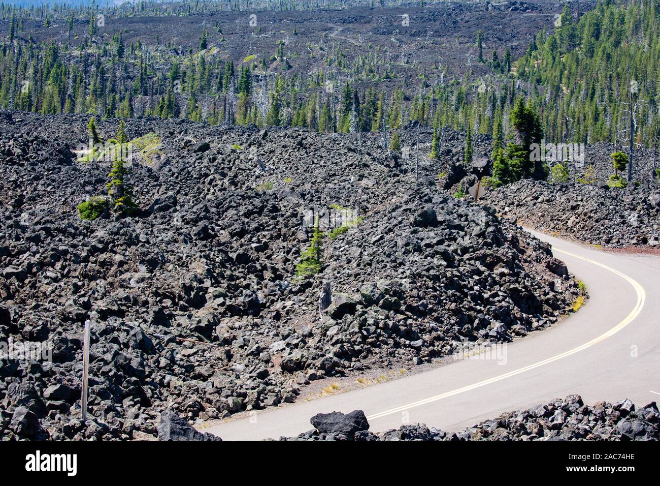 Mckenzie pass highway hi-res stock photography and images - Alamy