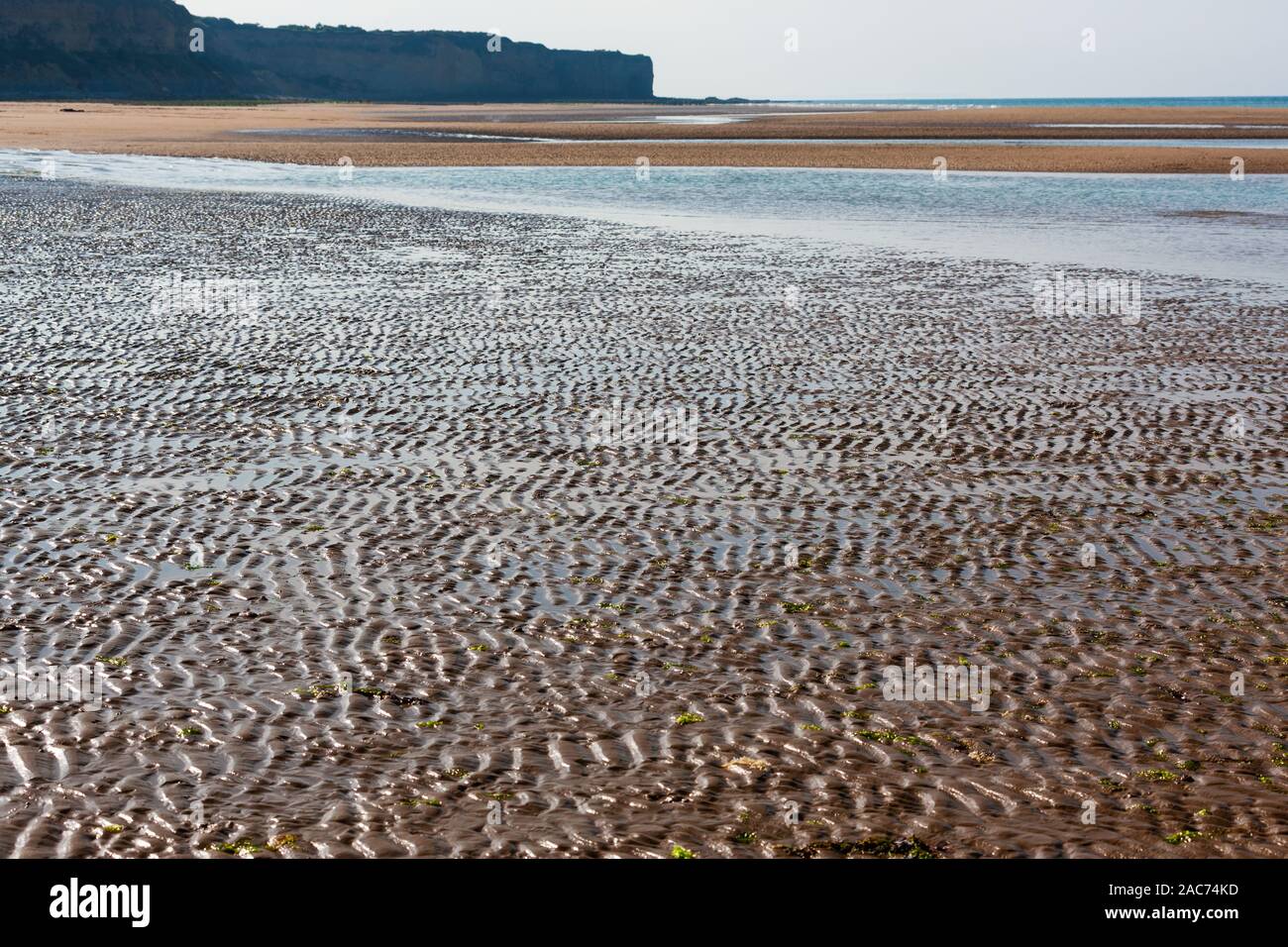 Normandy, France. Omaha Beach. Dog Green Sector. Landing of American ...