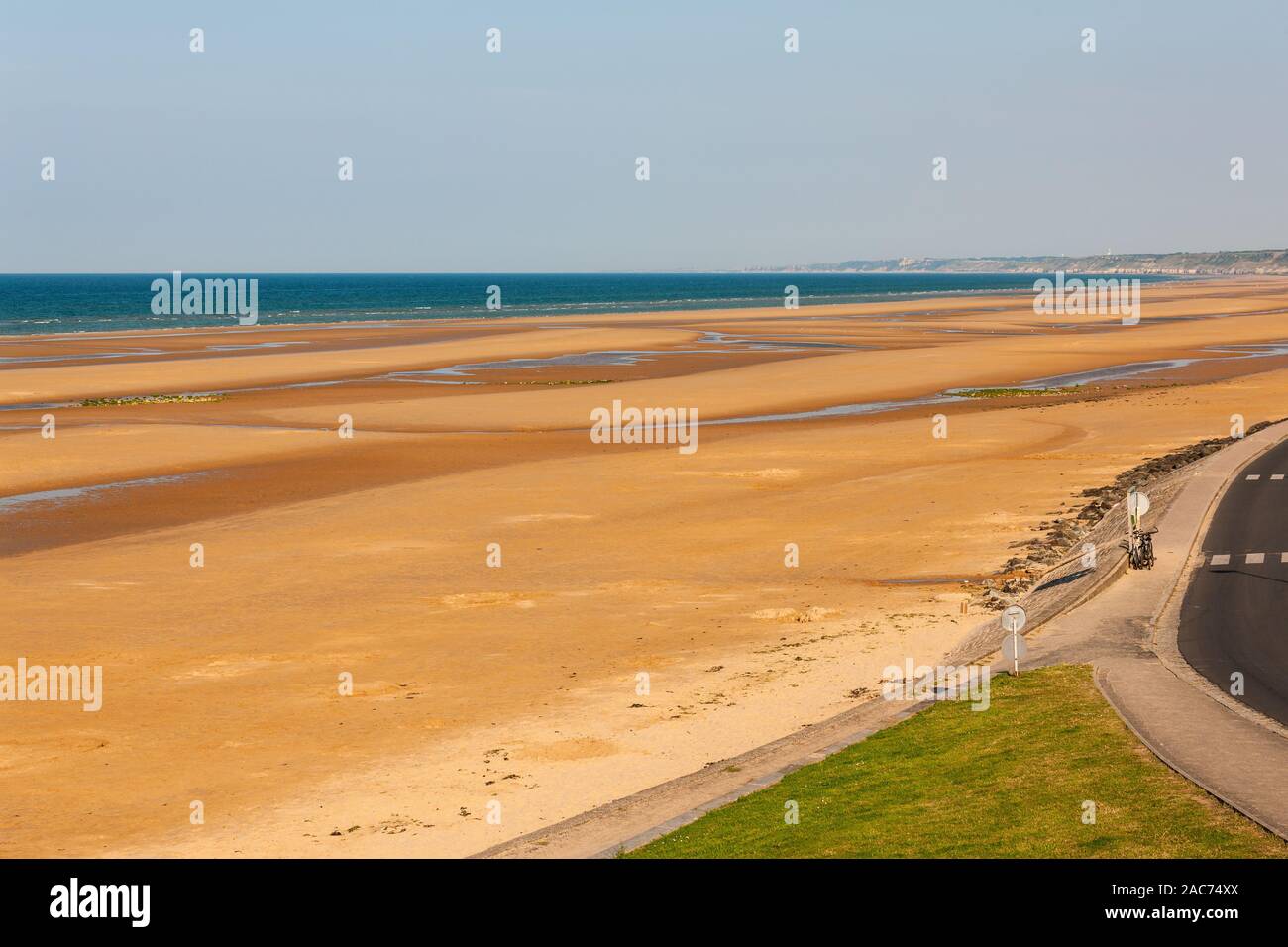 Normandy, France. Omaha Beach. Dog Green Sector. Landing of American ...