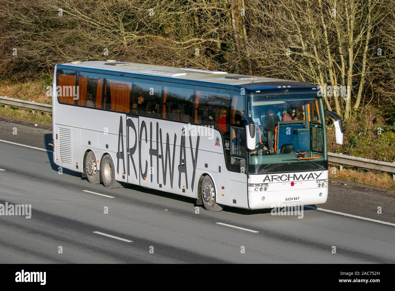 2005 white Van Hool Coach; Archway Coaches; A intercity and Inter ...