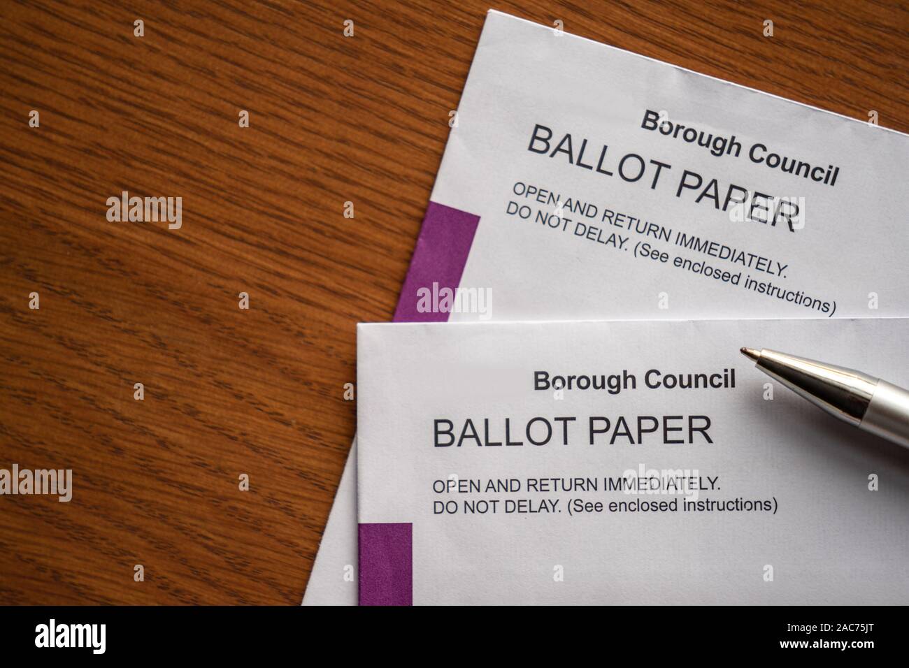 General election postal votes hi-res stock photography and images - Alamy