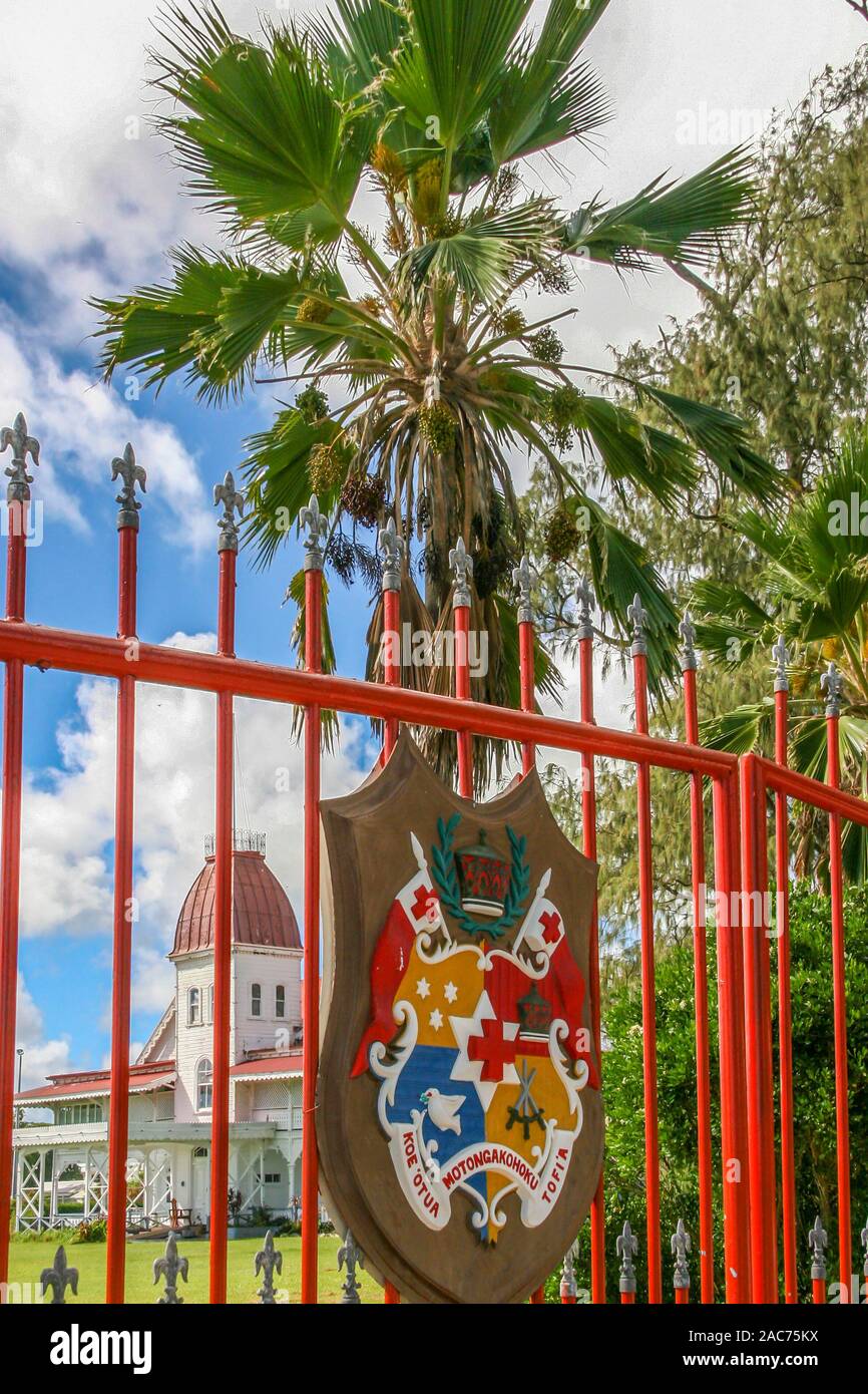 The Royal Palace, Nukuʻalofa, Tonga, Tongatapu Island in the South ...