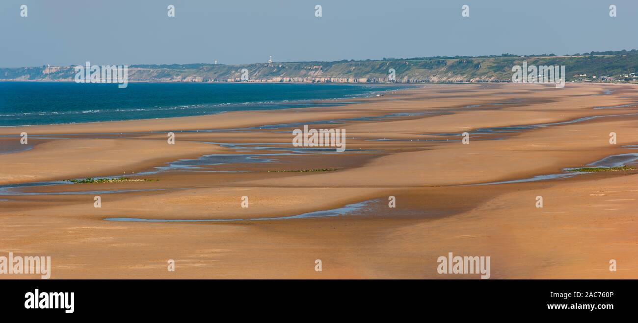 Normandy, France. Omaha Beach. Dog Green Sector. Landing of American ...