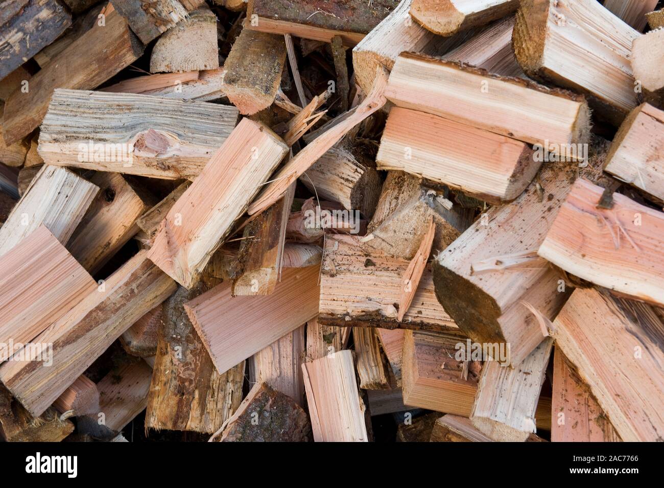 A pile of logs Stock Photo - Alamy