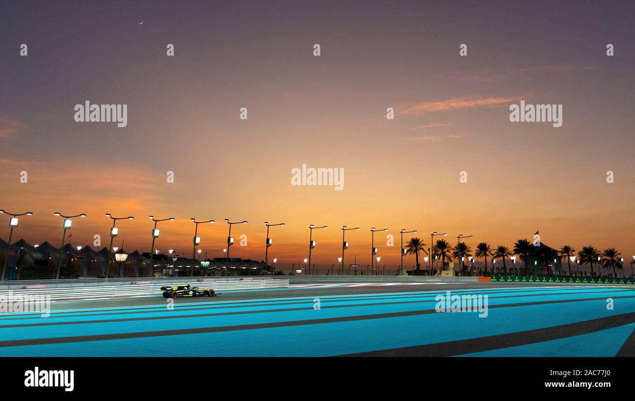Abu Dhabi, United Arab Emirates. 1st Dec 2019. Motorsports: FIA Formula ...