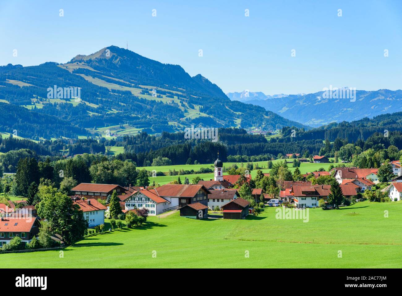 Alpine foothills landscape upper bavaria hi-res stock photography and ...