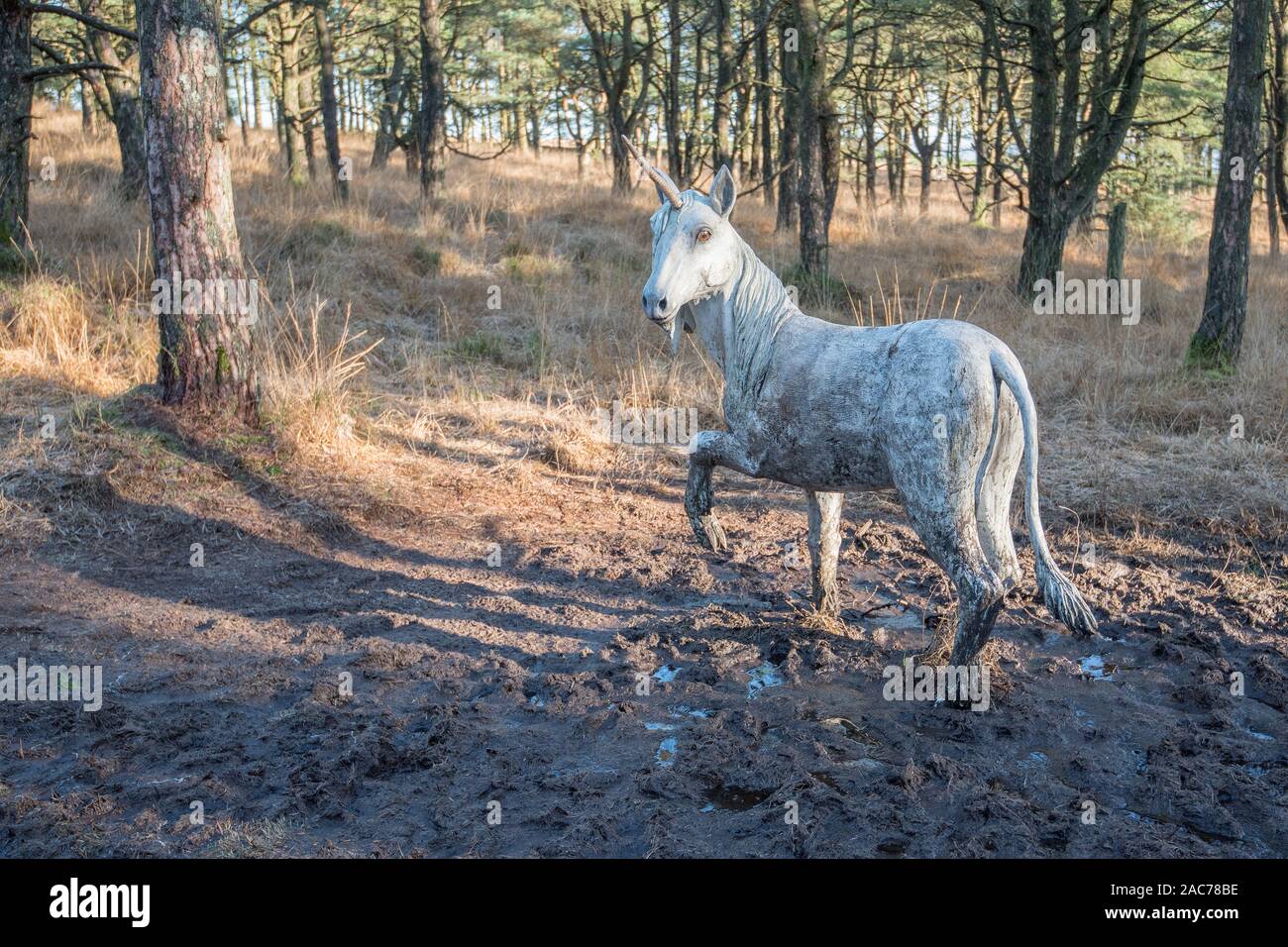 Pendle Sculpture Trail Barley Stock Photo - Alamy
