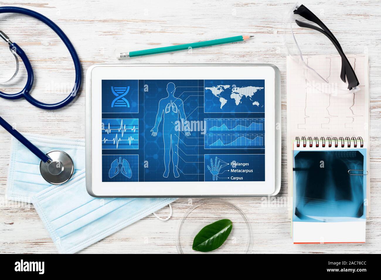 Laboratory result of patient examination Stock Photo - Alamy