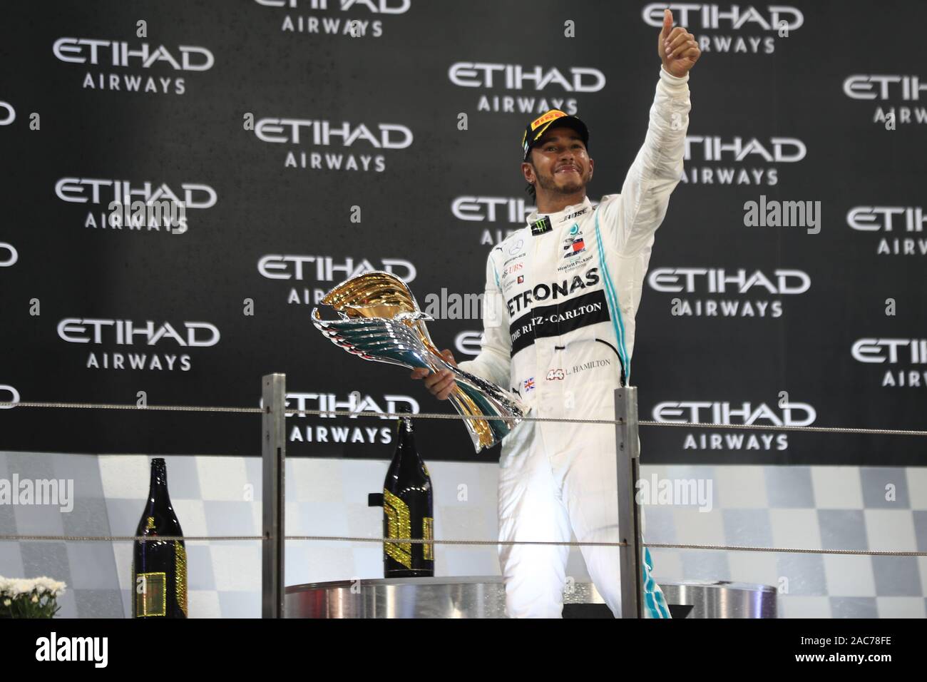 Abu Dhabi, United Arab Emirates. 1st December 2019; Yas Marina Circuit ...