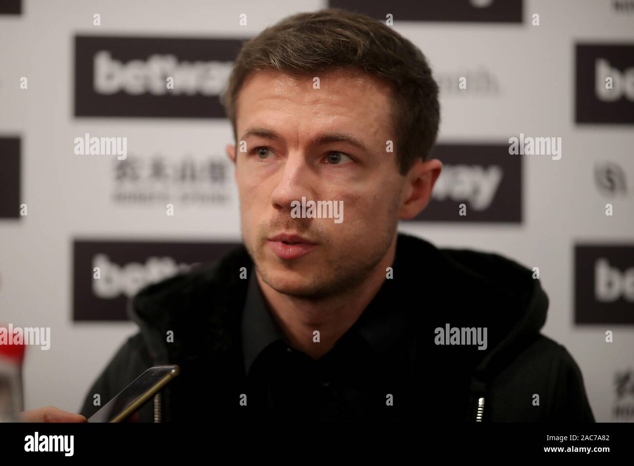 Jack Lisowski being interviewed during day five of the Betway UK ...