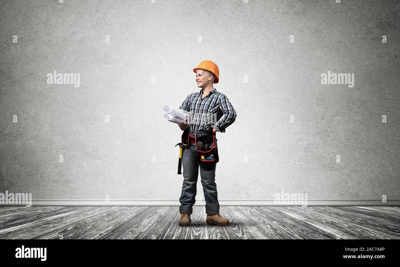 Architect engineer blue room hi-res stock photography and images - Alamy