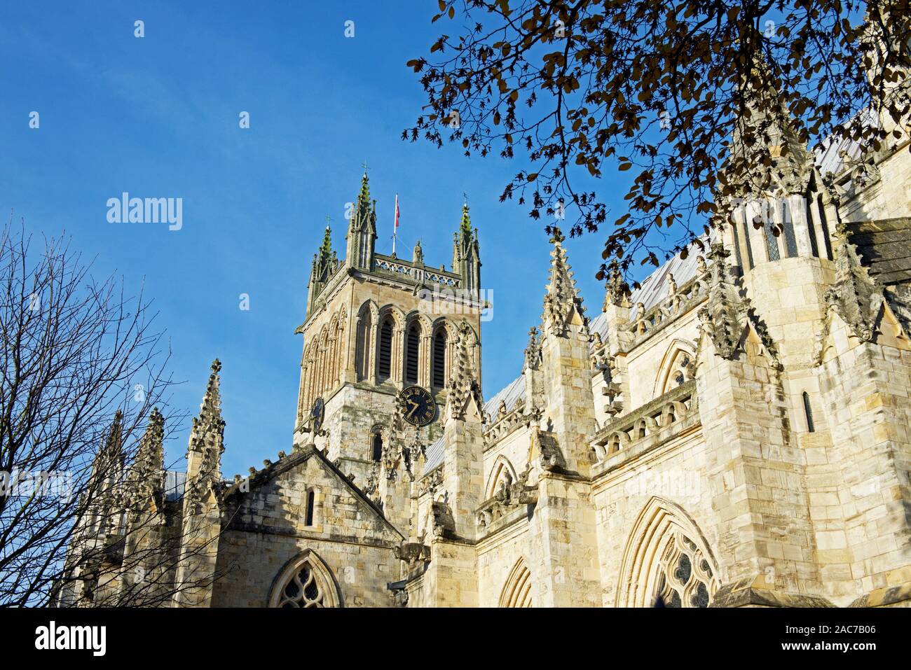 Detail of Selby Abbey, North Yorkshire, England UK Stock Photo - Alamy