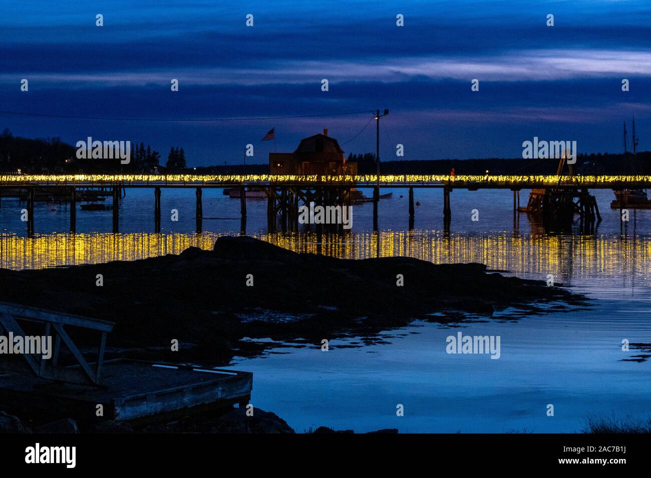 Boothbay lights hi-res stock photography and images - Alamy