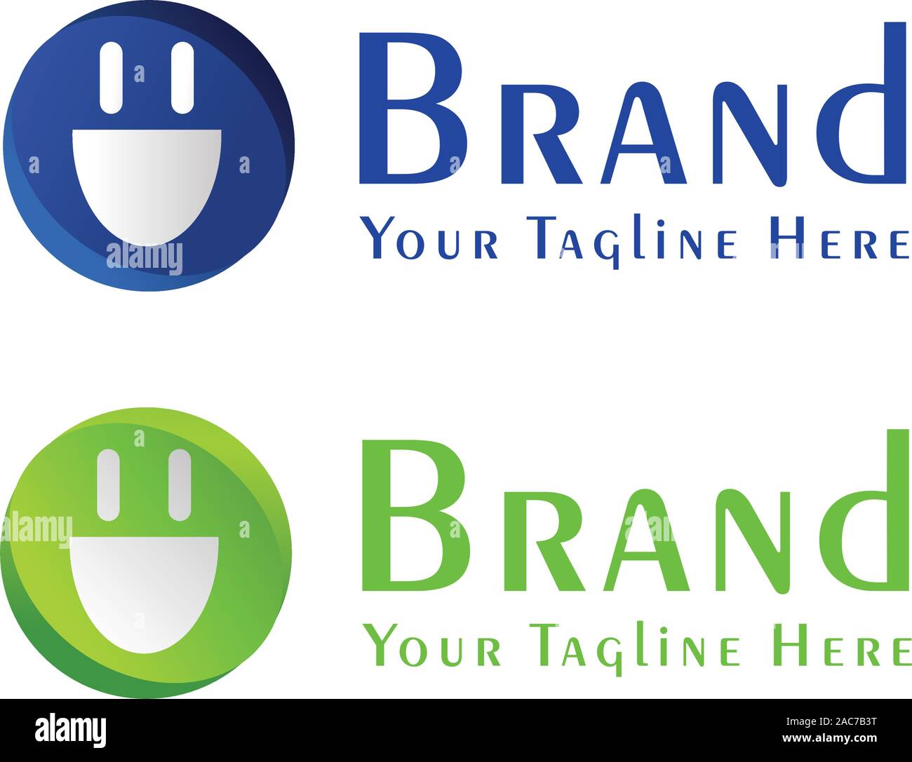 Electrical Socket Logo Design Template, Electrical Element Logo Concept ...