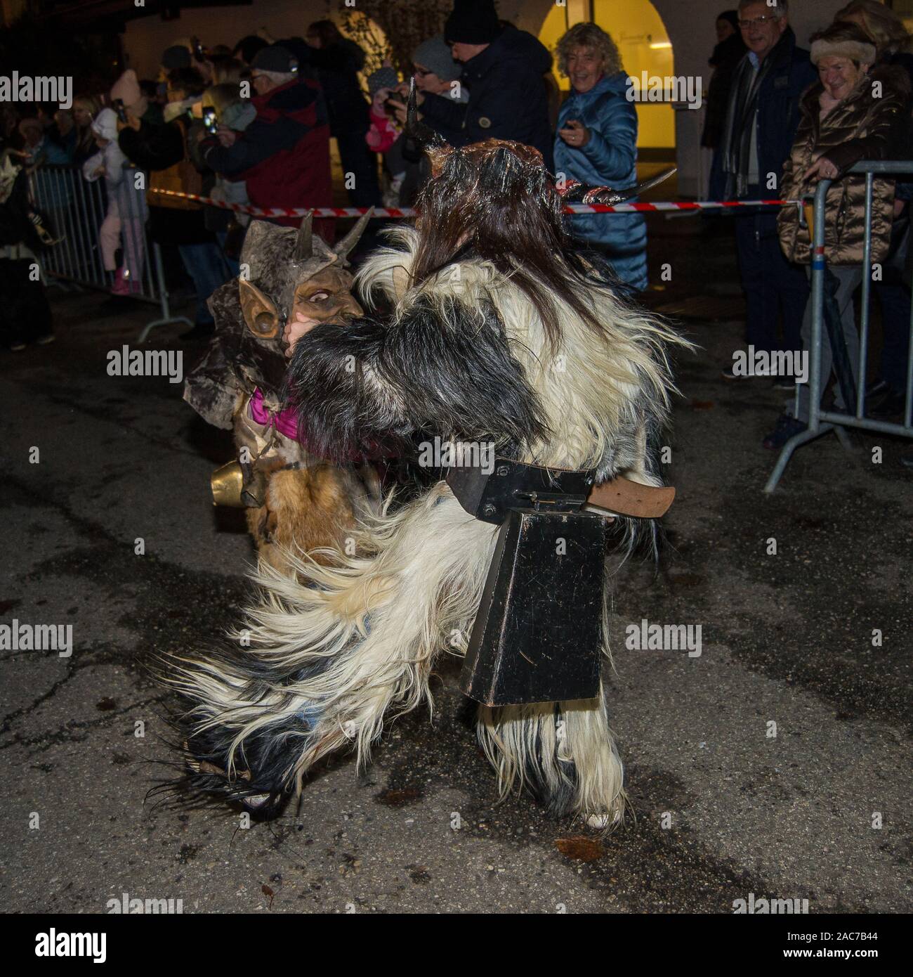 Bad Griesbach Therme, Germany-November 30,2019: A person dressed as a ...