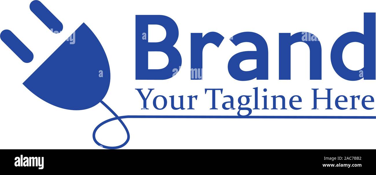 Electrical Socket Logo Design Template, Electrical Element Logo Concept ...