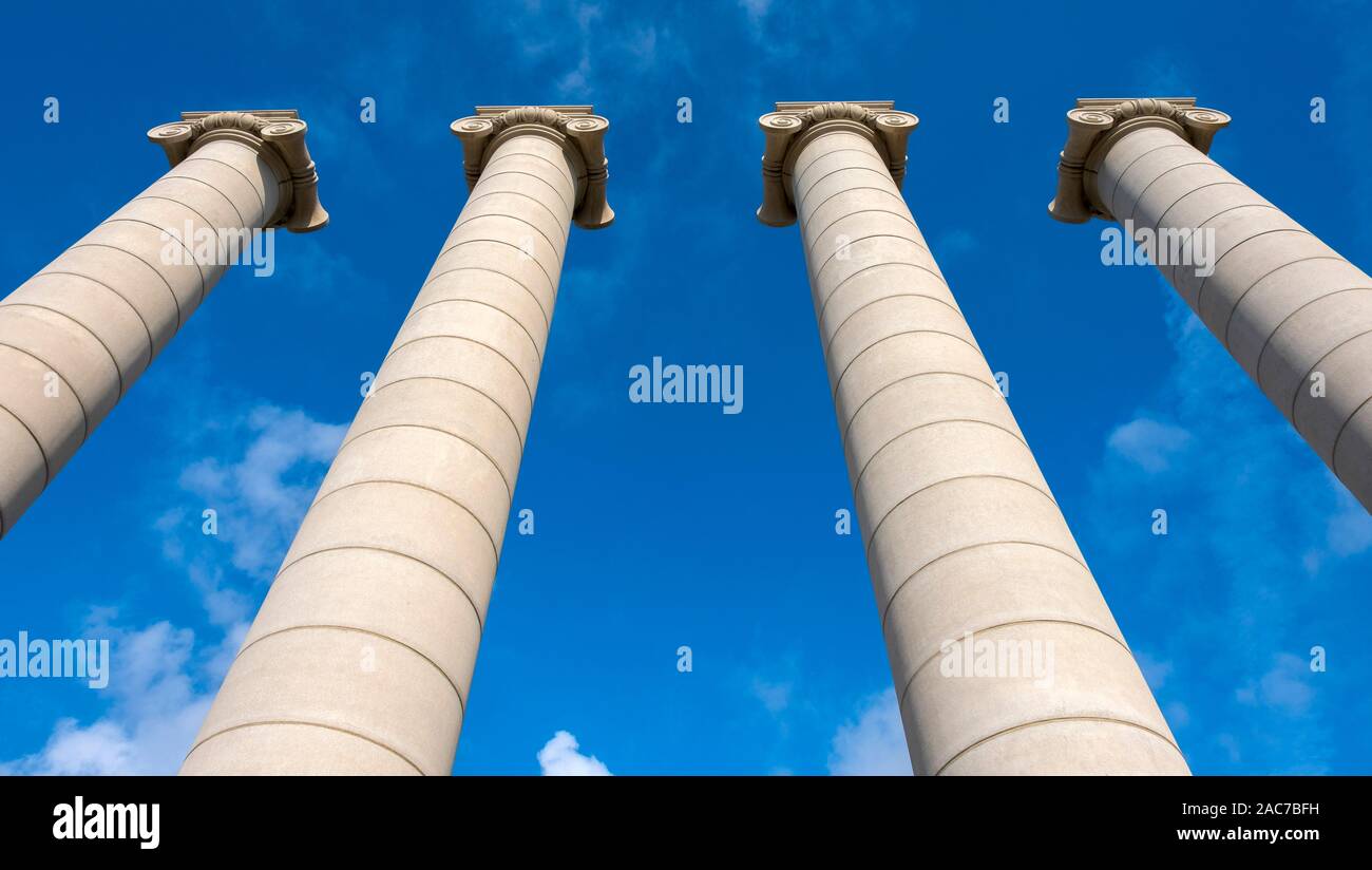 The four columns hi-res stock photography and images - Alamy