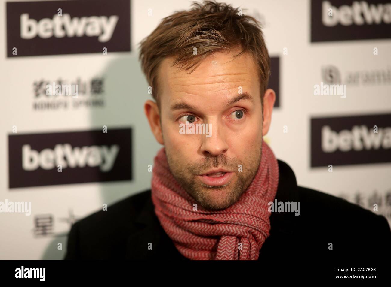 Ali Carter during his interview on day five of the Betway UK ...
