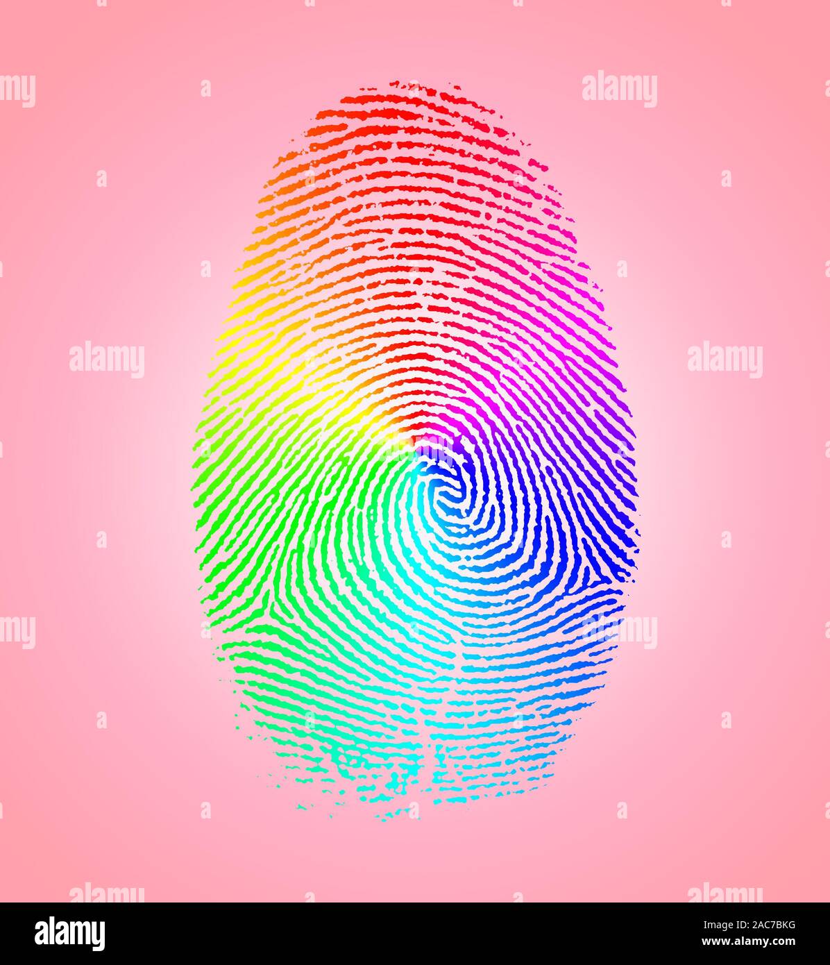 Colorful Fingerprint Png