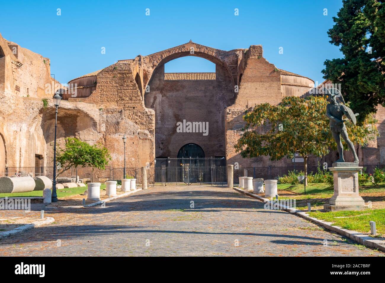 Baths of Diocletian were the largest of the imperial public baths in ...