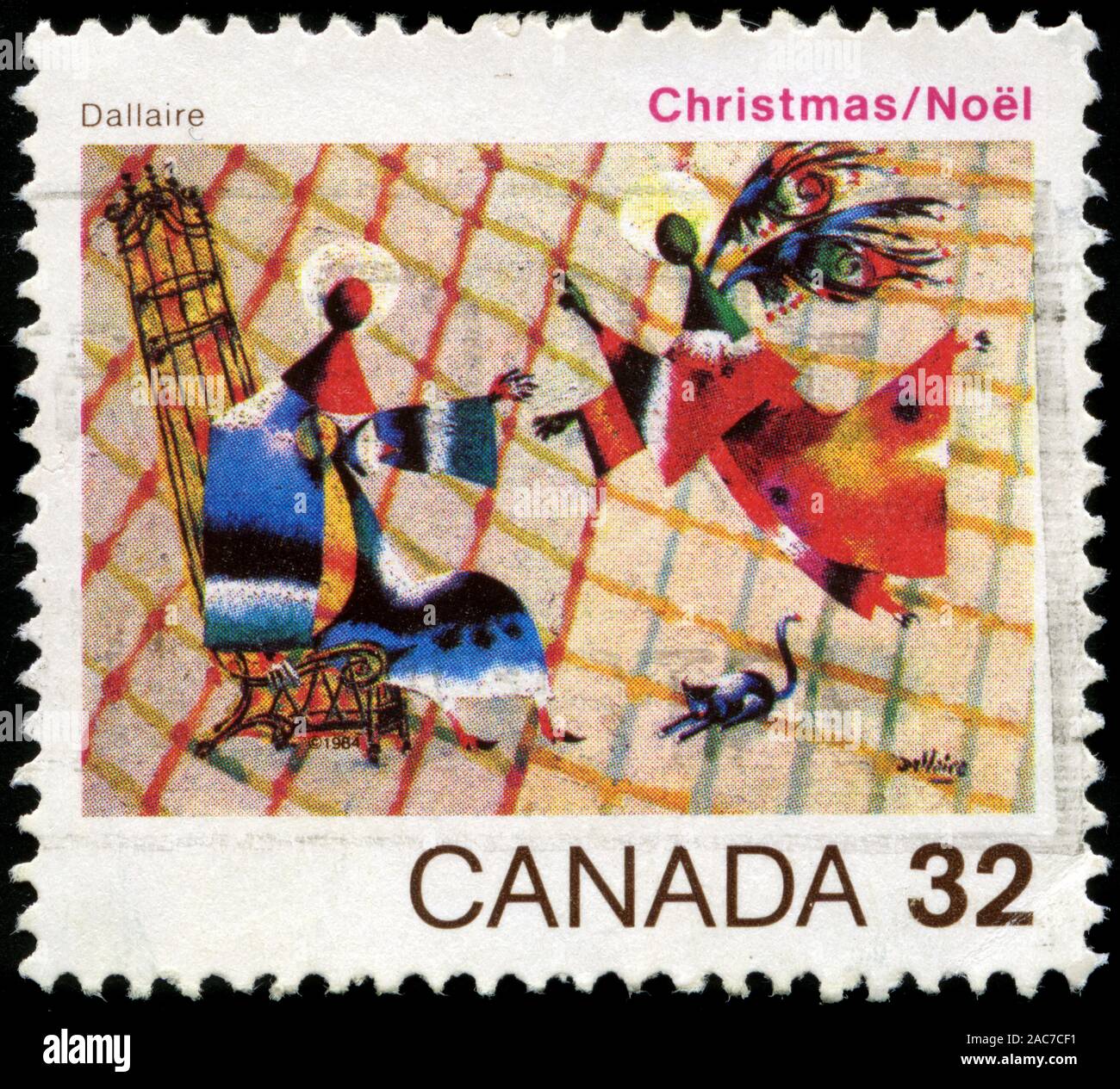 Christmas stamp canadian stamp hi-res stock photography and images - Alamy