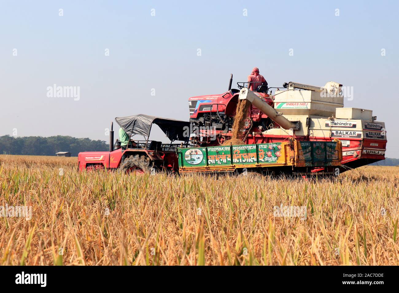 Indian Combine Harvester High Resolution Stock Photography and Images ...