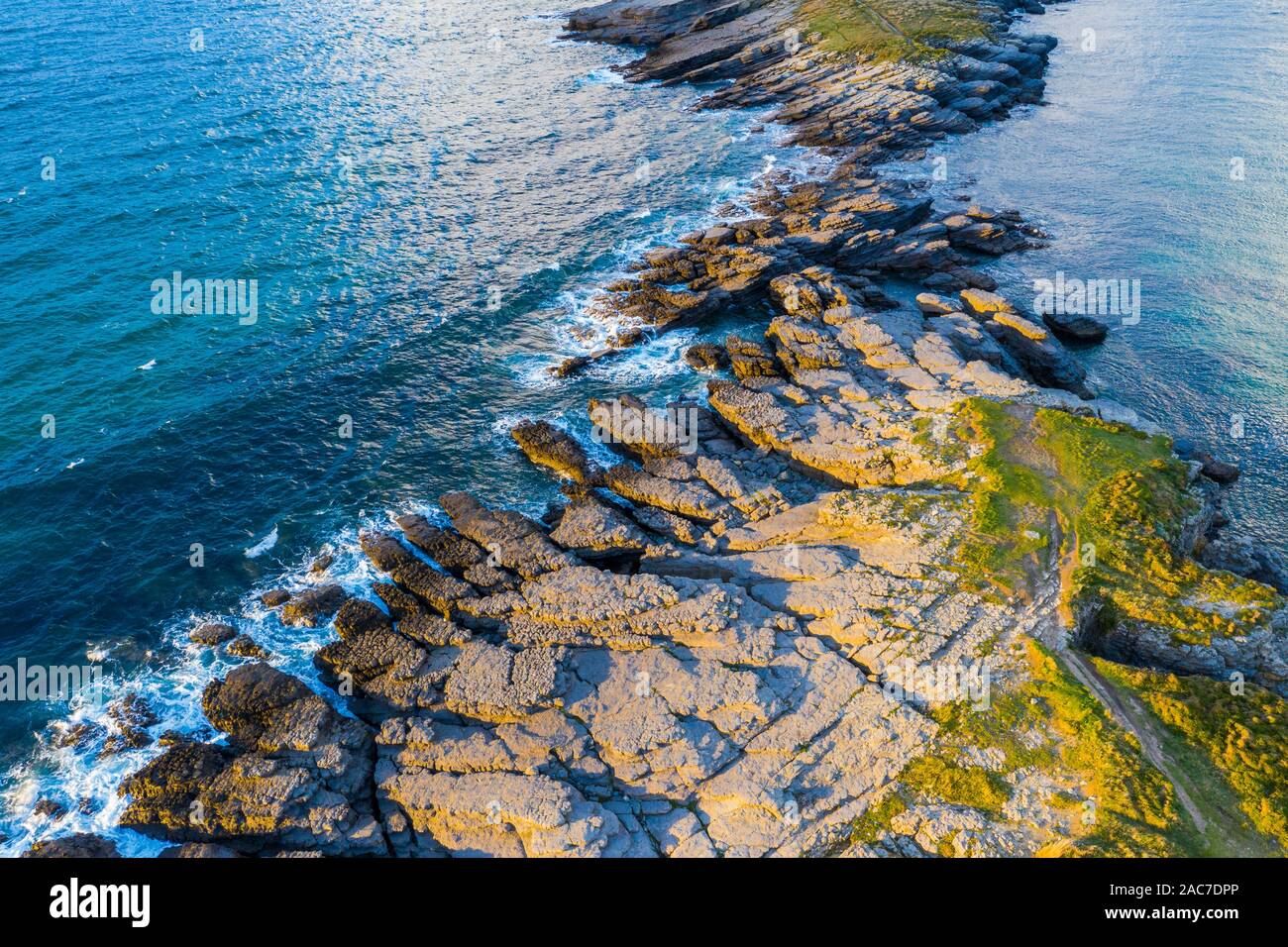 Scenic drone view coastal landscape hi-res stock photography and images ...