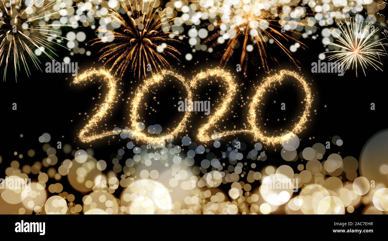 2020 happy new year wishes hi-res stock photography and images - Alamy