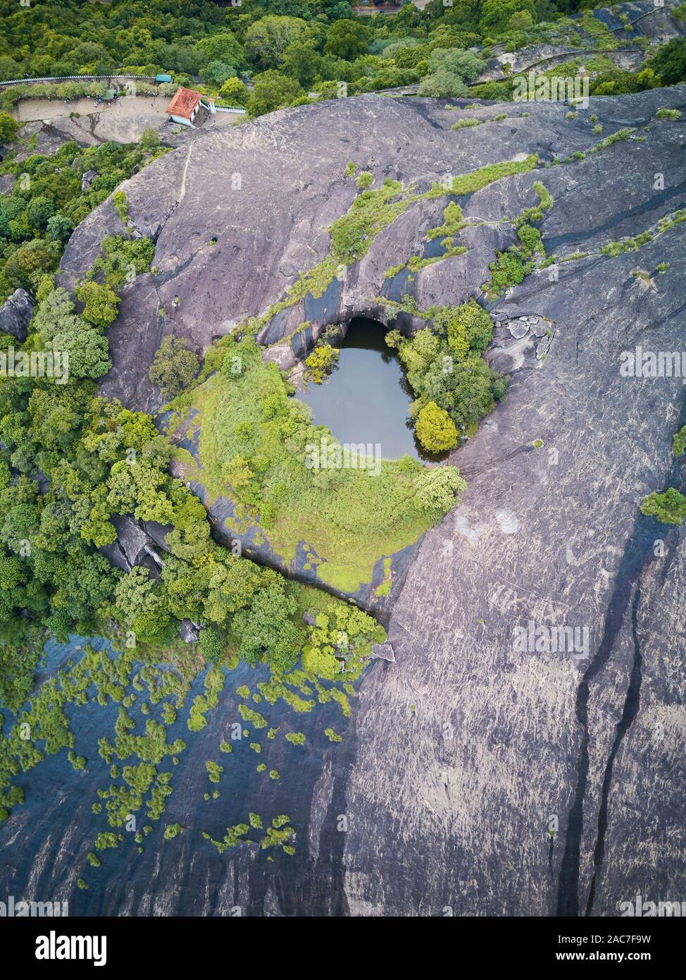 Aerial view of Dambulla cave temple by Temple Lake Stock Photo - Alamy