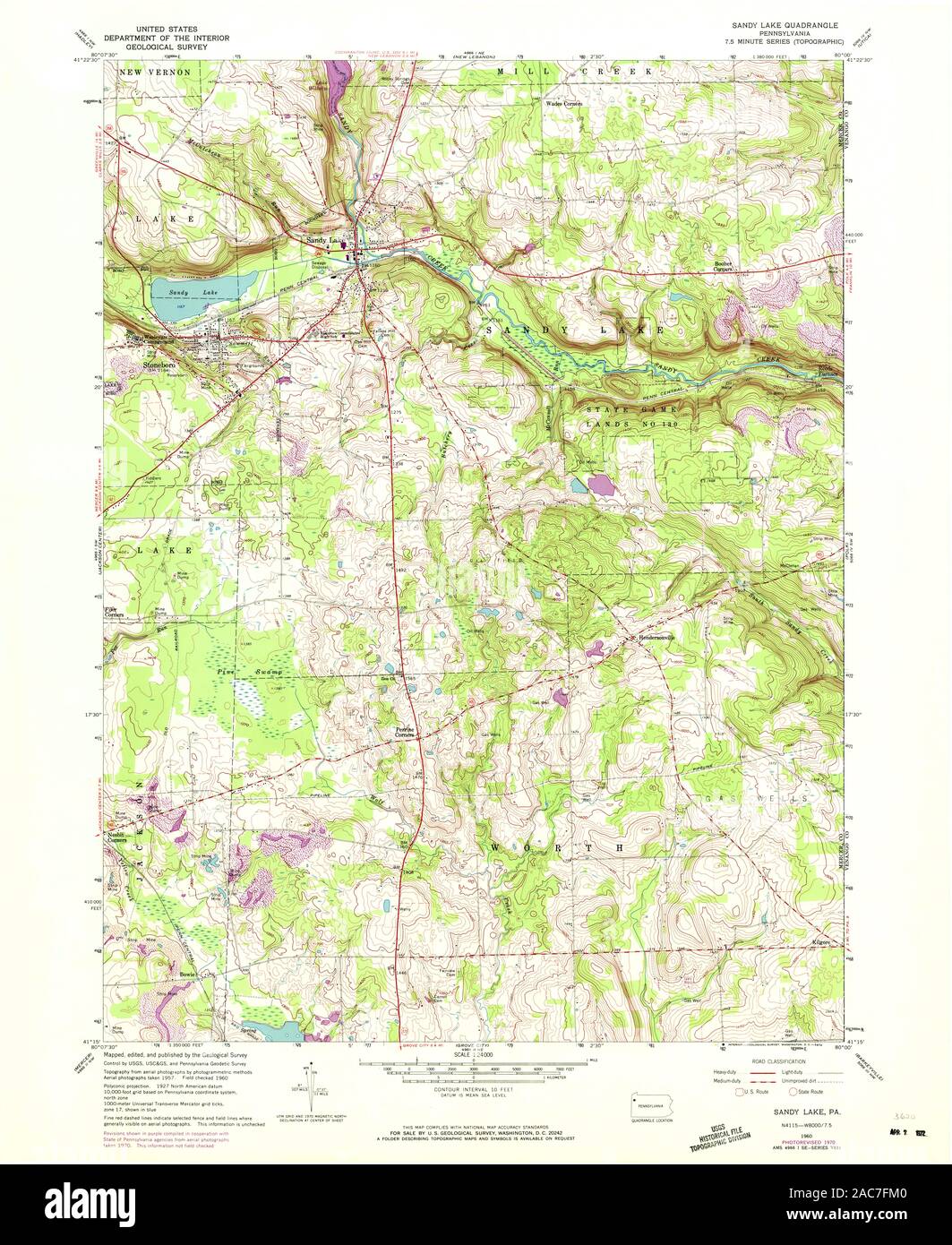 Map of sandy lake hi-res stock photography and images - Alamy